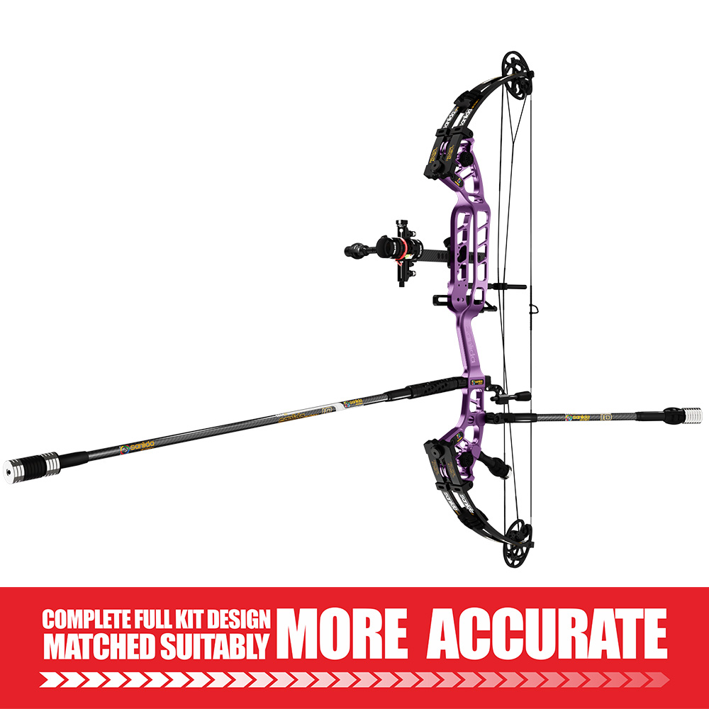 Purple Camo Compound Bow